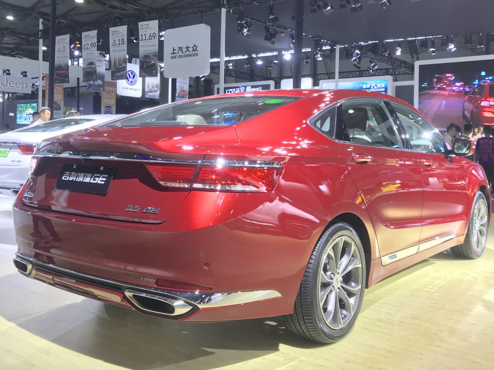 Geely Bo Rui GE technical specifications and fuel economy